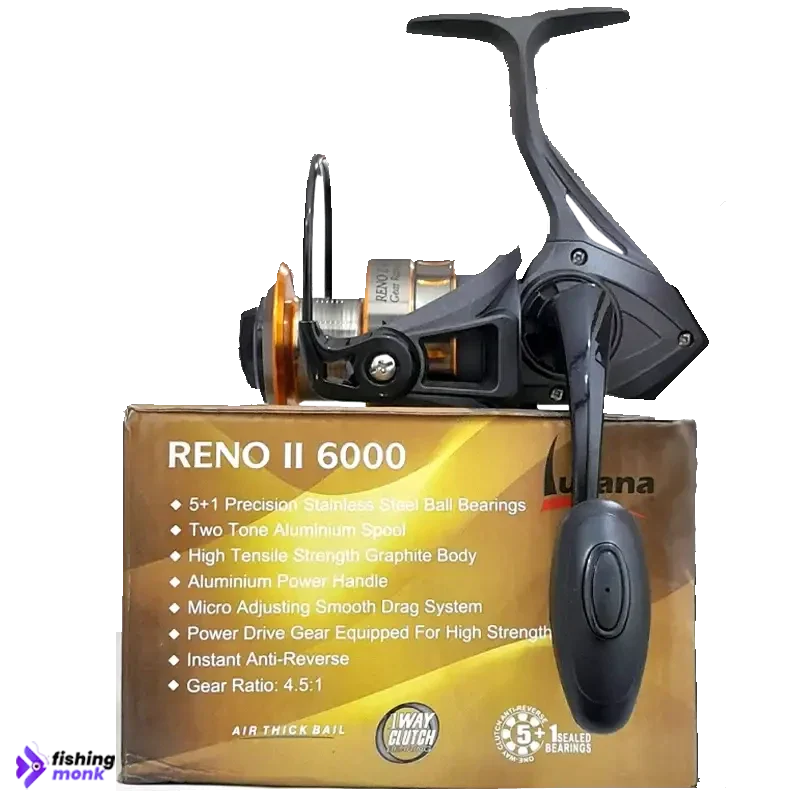 Lucana Reno II 6000 | Spinning Reel (BODY CAP DAMAGE ) – Fishingmonk