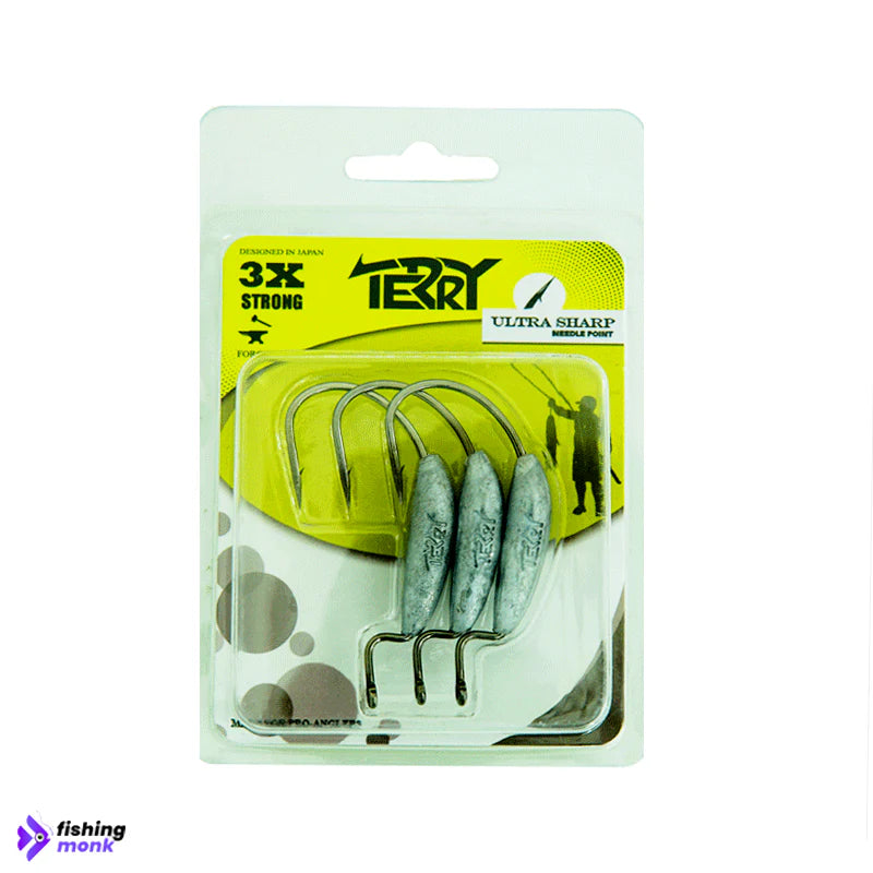 Terry Worm Hook – Fishingmonk