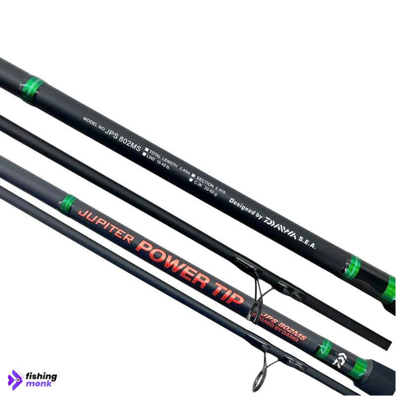 Daiwa Jupiter Power Tip Matt Black Spinning Rod; New Version 2024 | 8ft ...