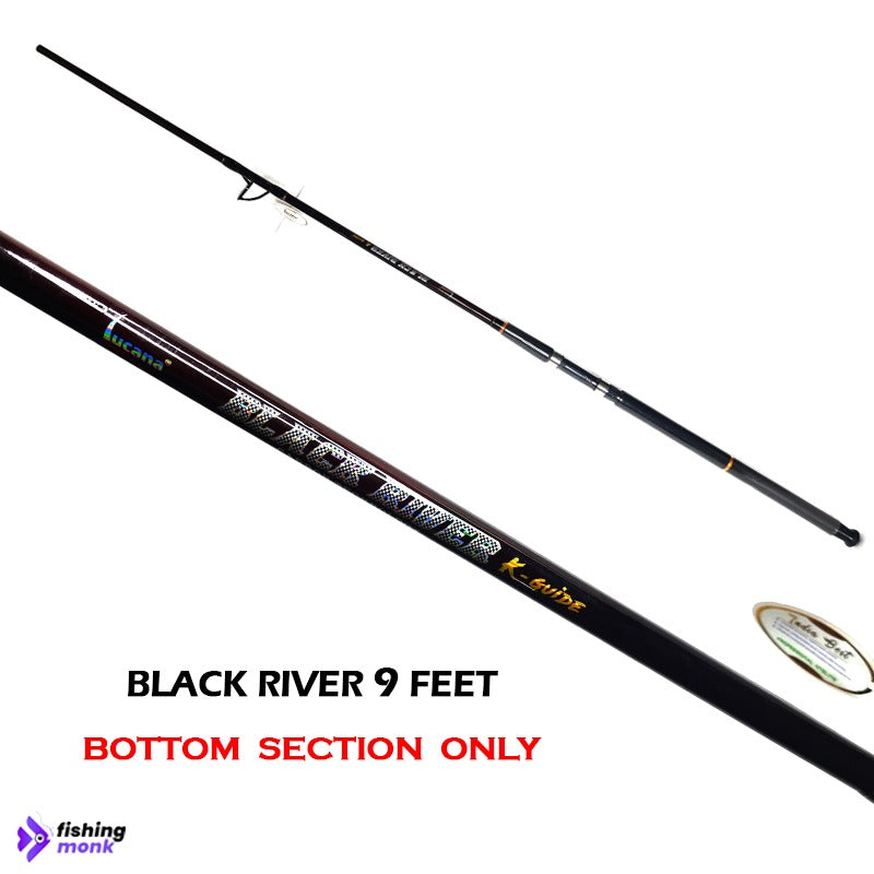 Lucana Black River Spinning Rod 9 FEET BOTTOM SECTION ONLY – Fishingmonk